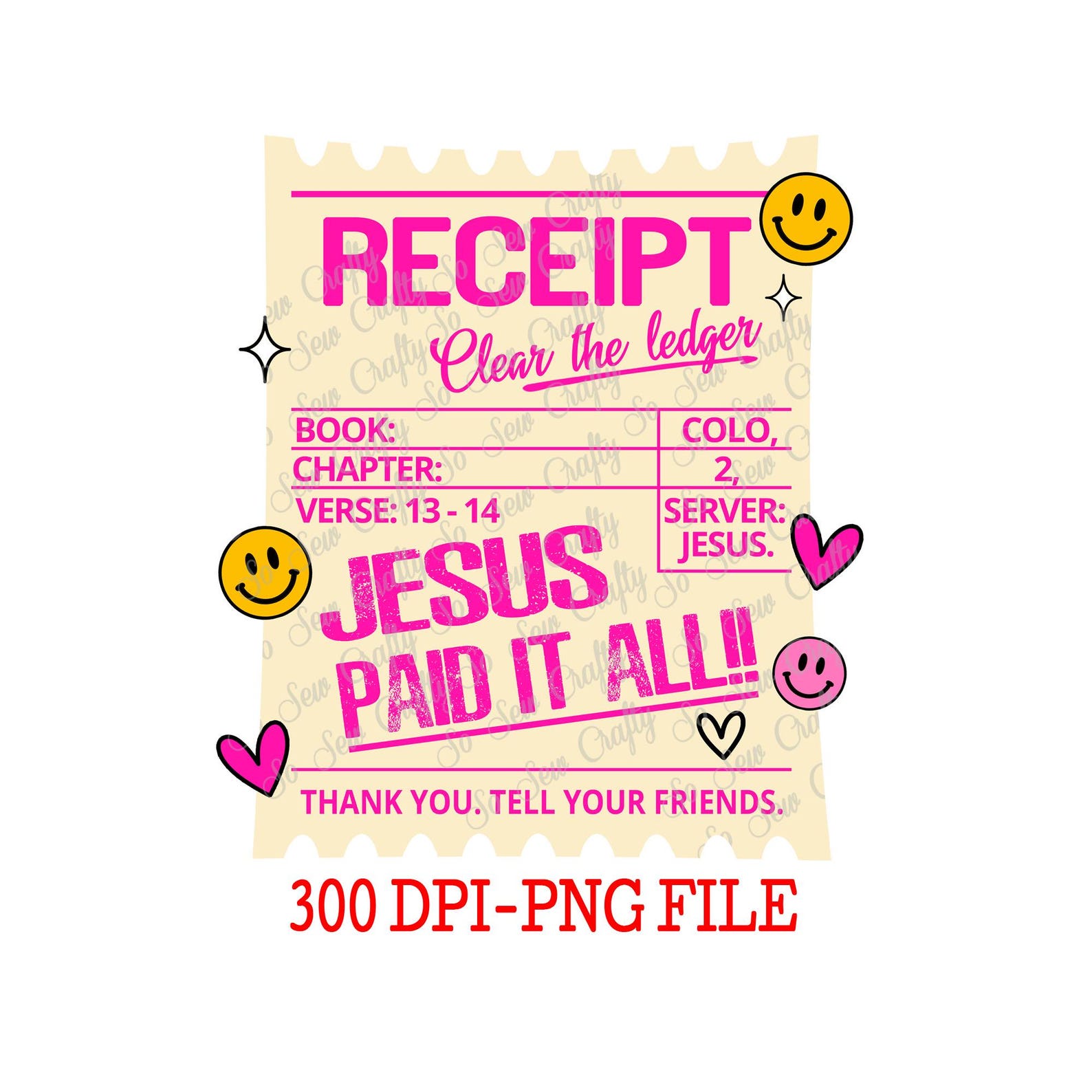 Jesus Receipt Png, Jesus Paid It All Png, Jesus Design, Religious ...