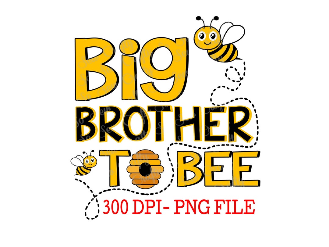 Big Brother to Bee PNG, Big Brother Design, Big Brother PNG, Honey Comb ...