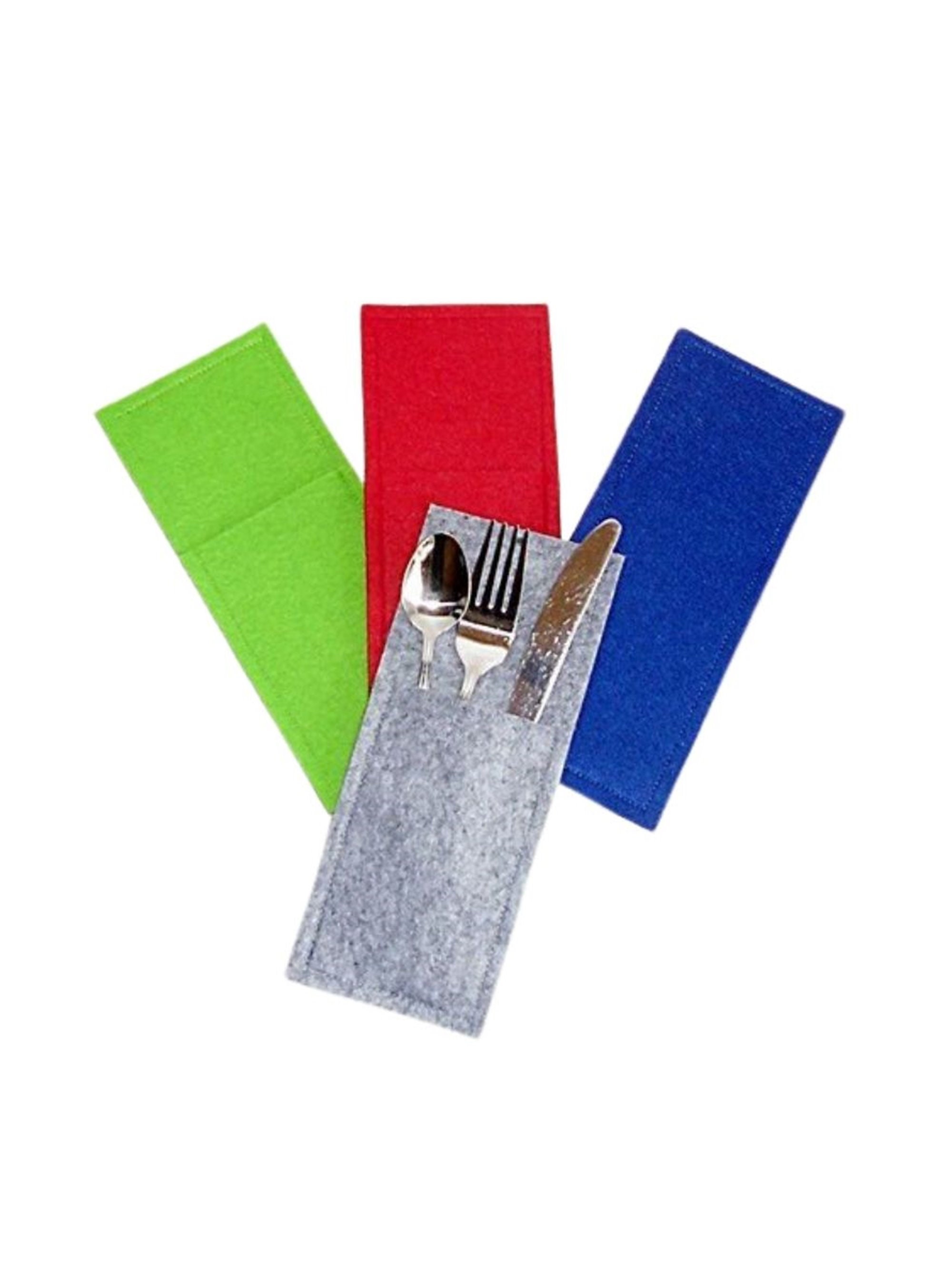 Home & Living Kitchen & Dining Cutlery bag made of felt Dining ...