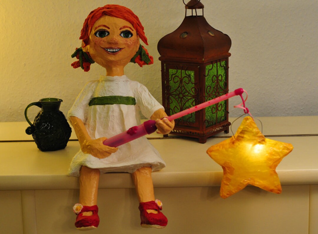 Paper Mache Figure - Elli - Etsy