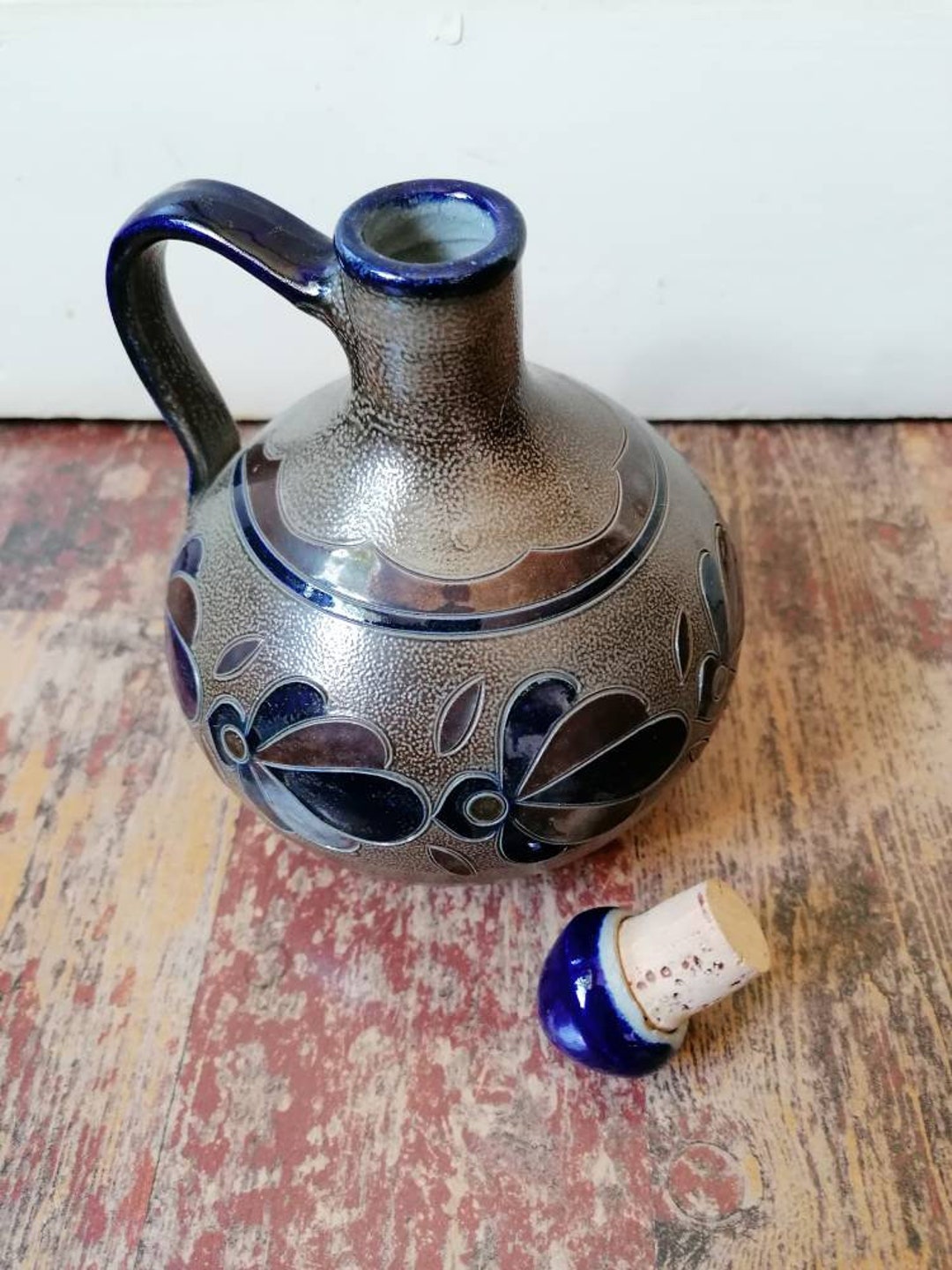 Ceramic Otto Blum Bottle - Etsy