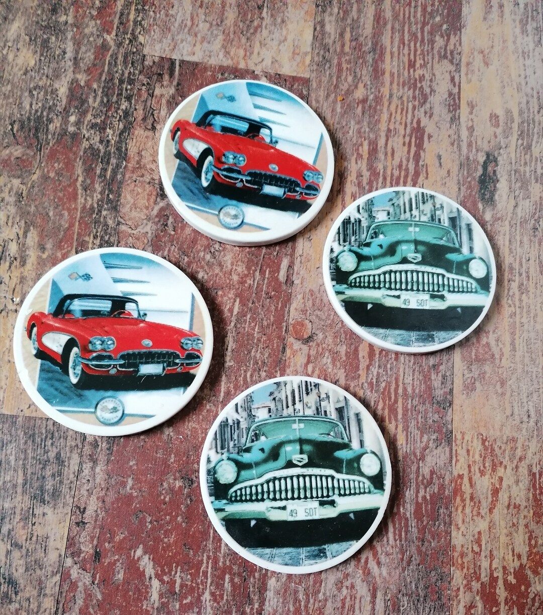 Beautiful Coasters Vintage 60s - Etsy