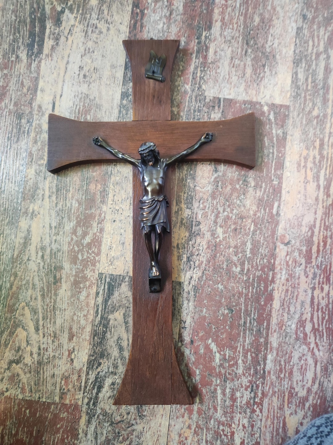 Large Wall Cross XL Jesus on the Cross, Jesus Cross Made of Wood ...