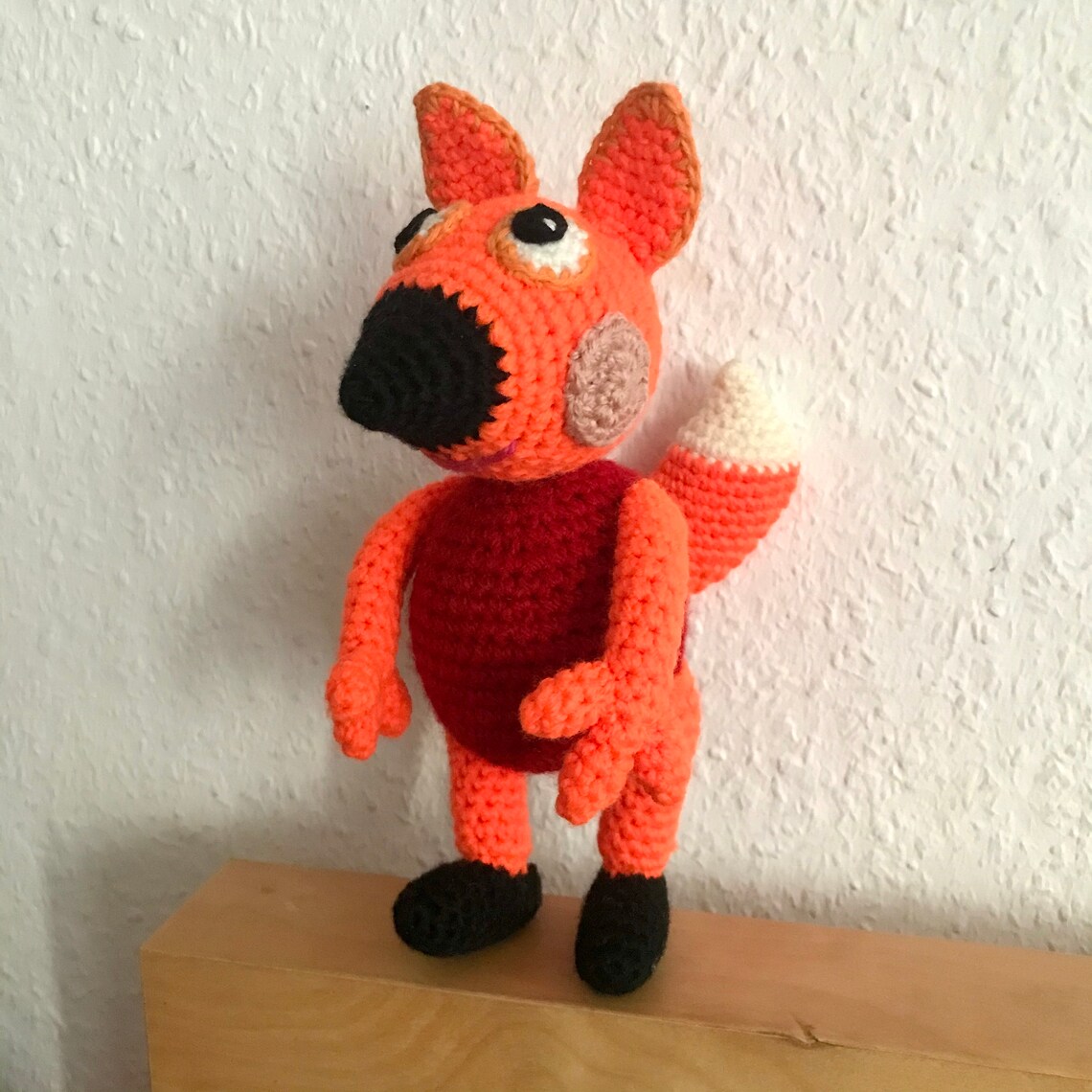 Peppa Wutz Freund Freddy Fuchs Häkelanleitung deutsch - Etsy.de