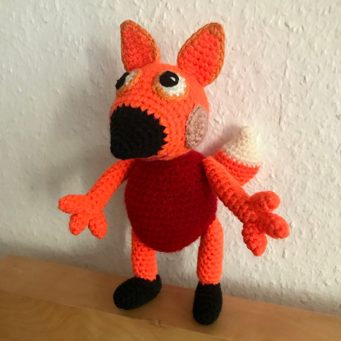 Peppa Wutz Freund Freddy Fuchs Häkelanleitung deutsch - Etsy.de