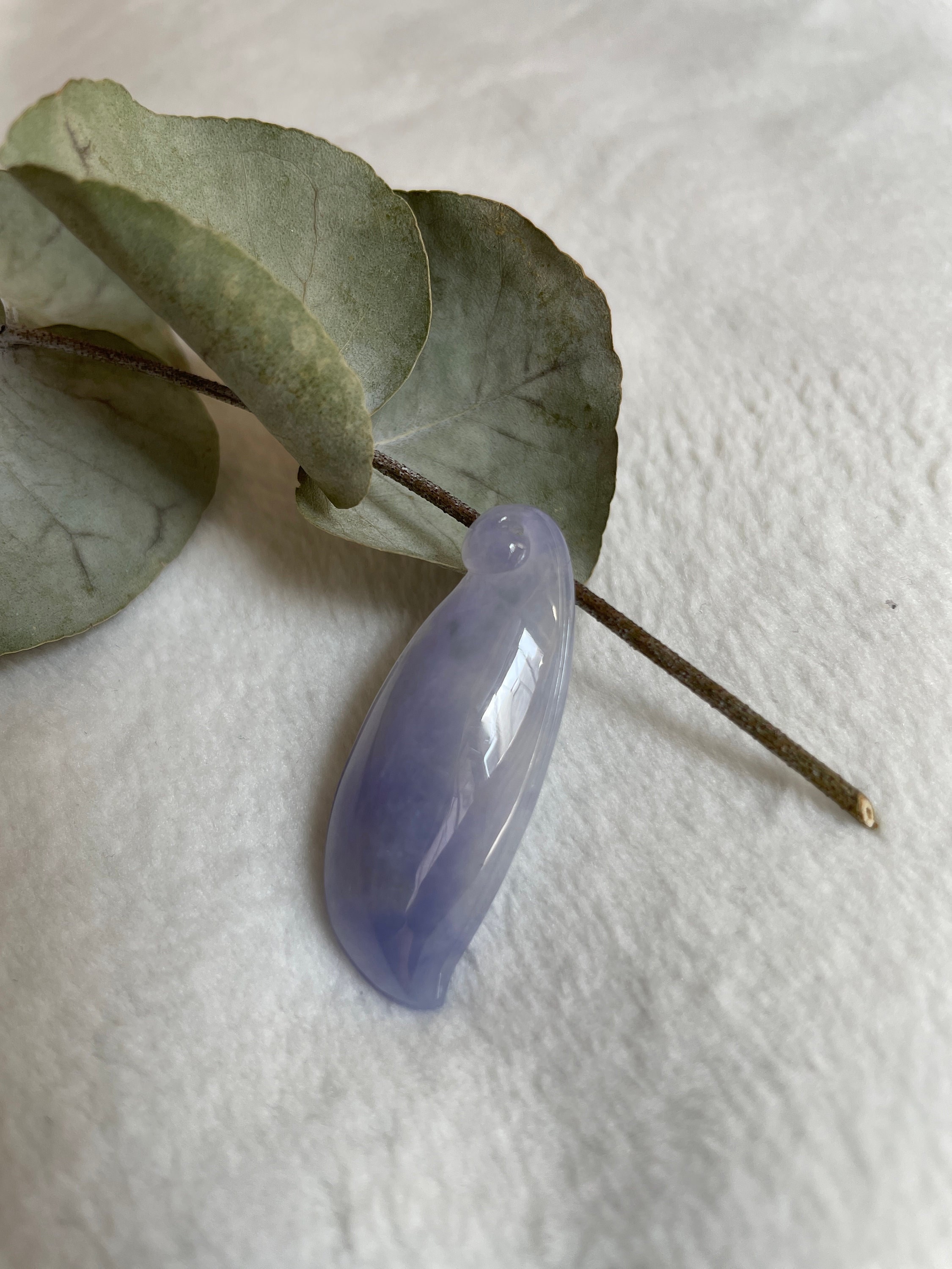 Purple Jade Pendant Natural Jade Grade A Icy Jade - Etsy