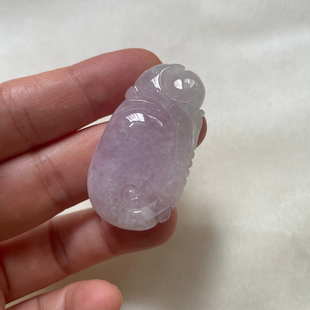 Purple Jadeite Pendant, Natural Jade, Grade A, Untreated Burma Jade - Etsy