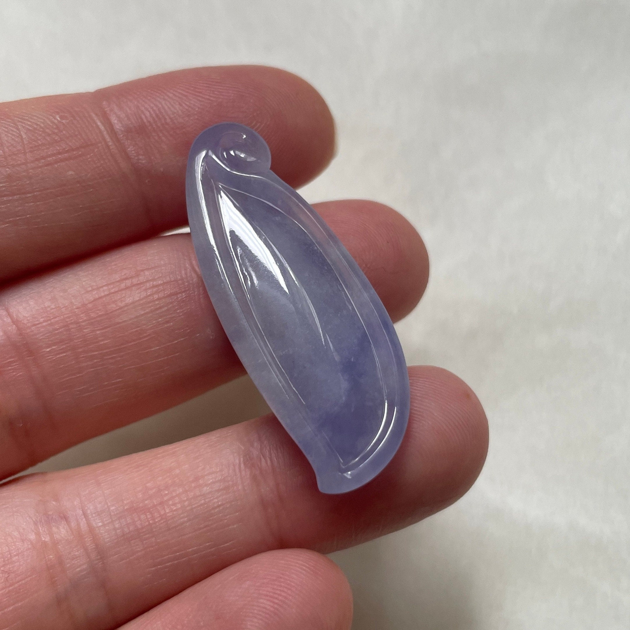 Purple Jade Pendant Natural Jade Grade A Icy Jade - Etsy