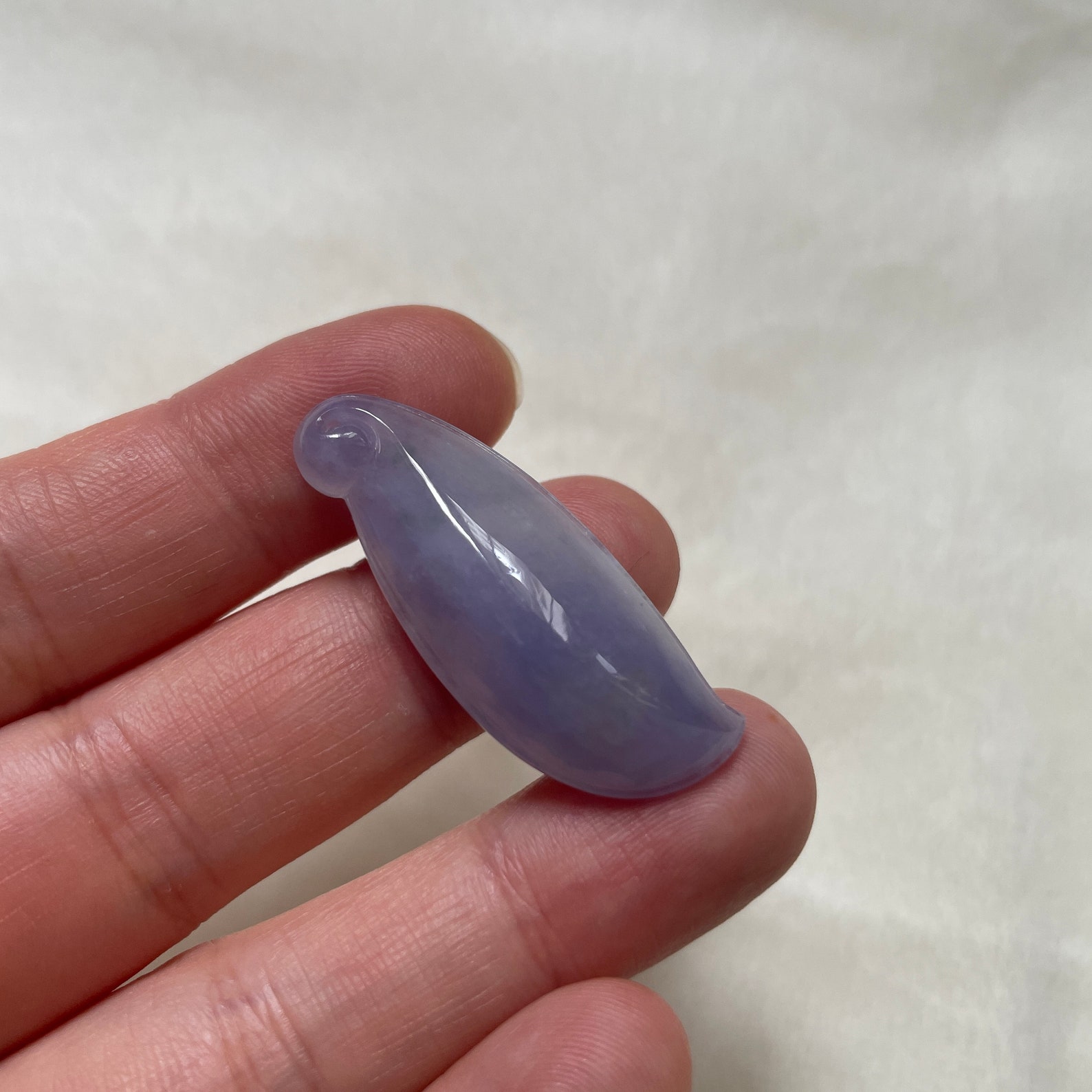 Purple Jade Pendant Natural Jade Grade A Icy Jade - Etsy