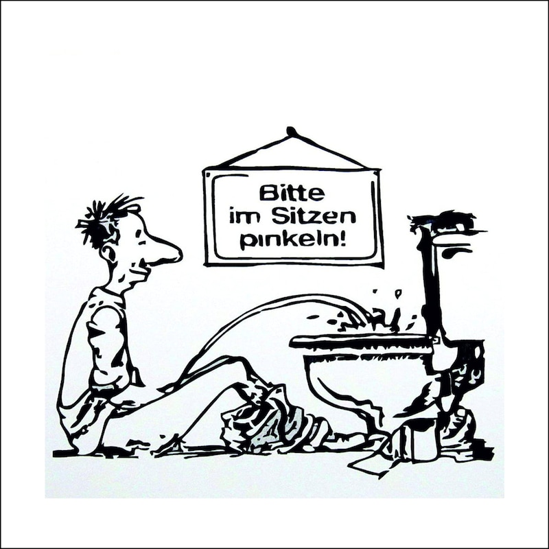 Pinkeln im sitzen - Etsy.de