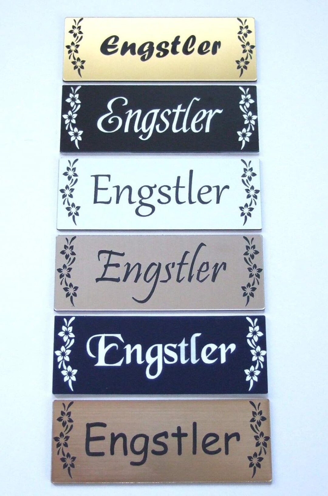 Letterbox Sign Door Sign Name Plate Doorbell Sign Self-adhesive With ...