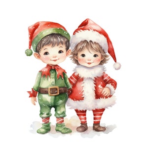 Iron-on Patch Christmas Winter Santas Elves Various Designs ELF00001 ...