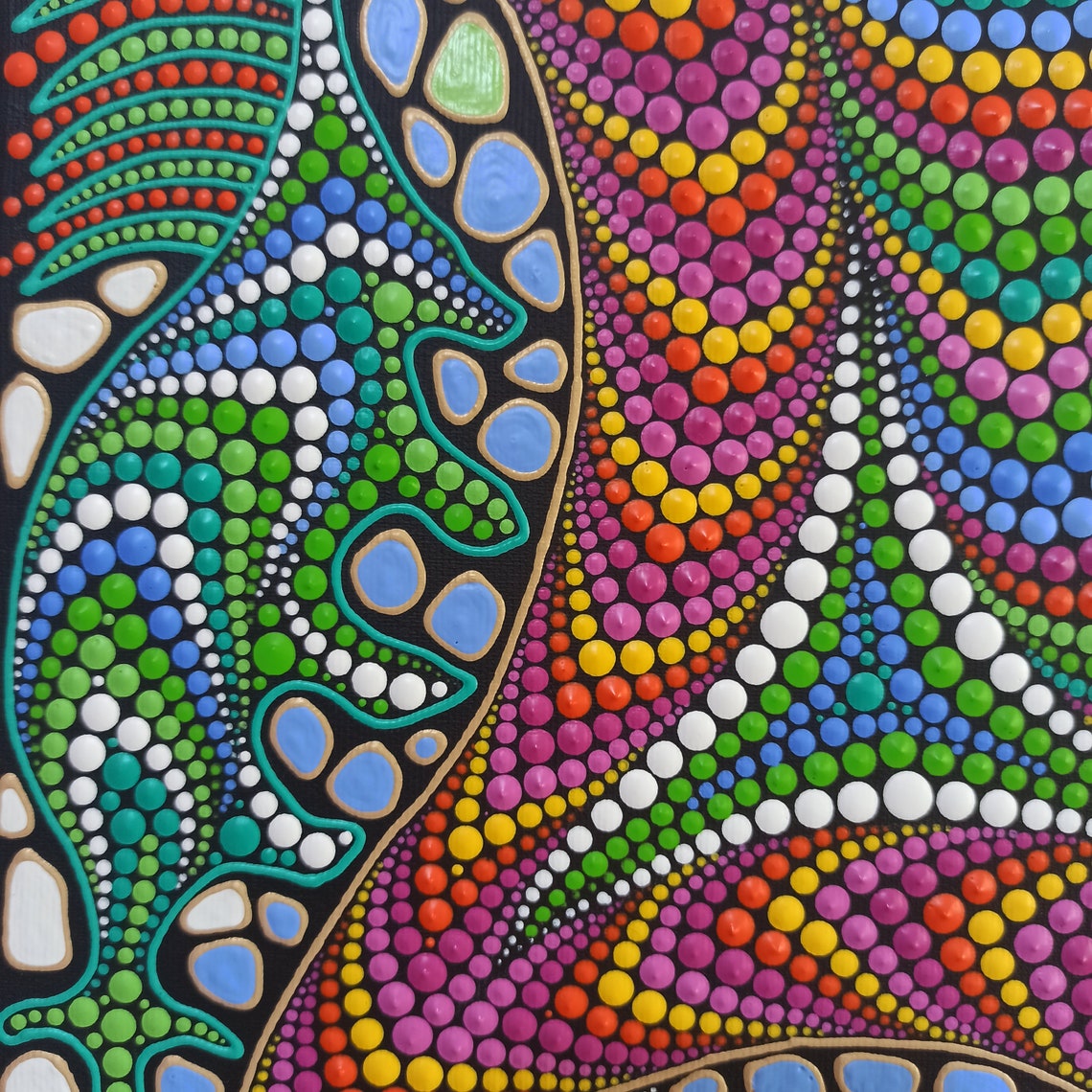 Stingray Original Painting Manta Rays Art Sea Animals Art - Etsy