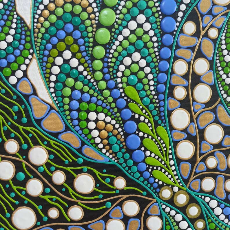 Big Fish Original Painting Coral Reef Art Underwater World - Etsy