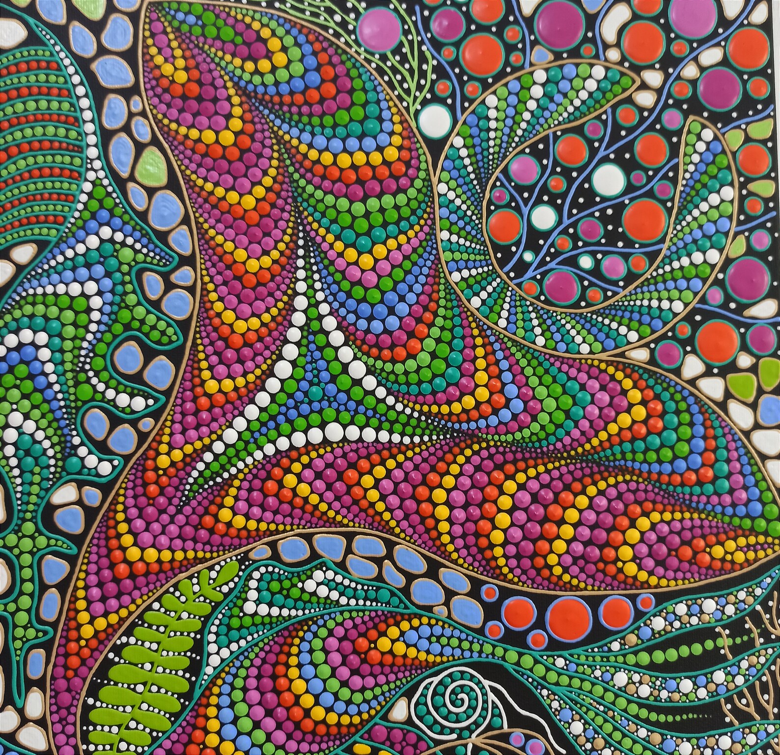 Stingray Original Painting Manta Rays Art Sea Animals Art - Etsy