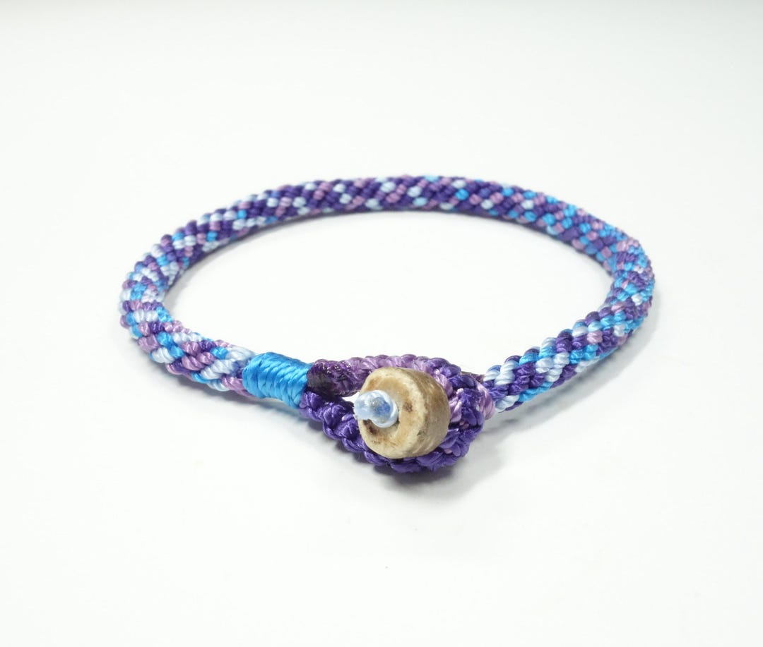 Kumihimo Braided Cord Bracelet for Men and Women. Japanese Friendship ...