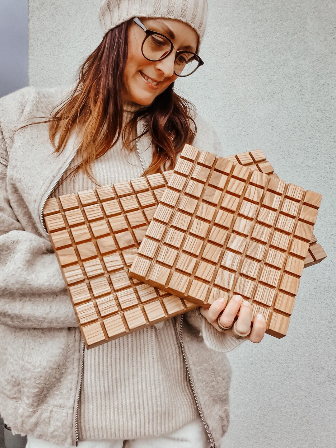 ASH BOARD for Pots, Wooden Tray, Kitchen Grid - Etsy
