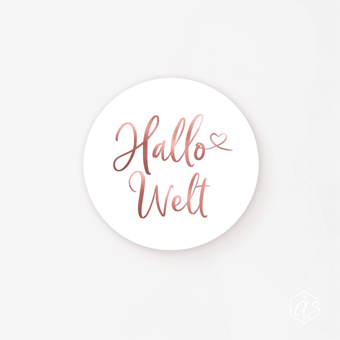 MATT Hello World Sticker Set - Etsy