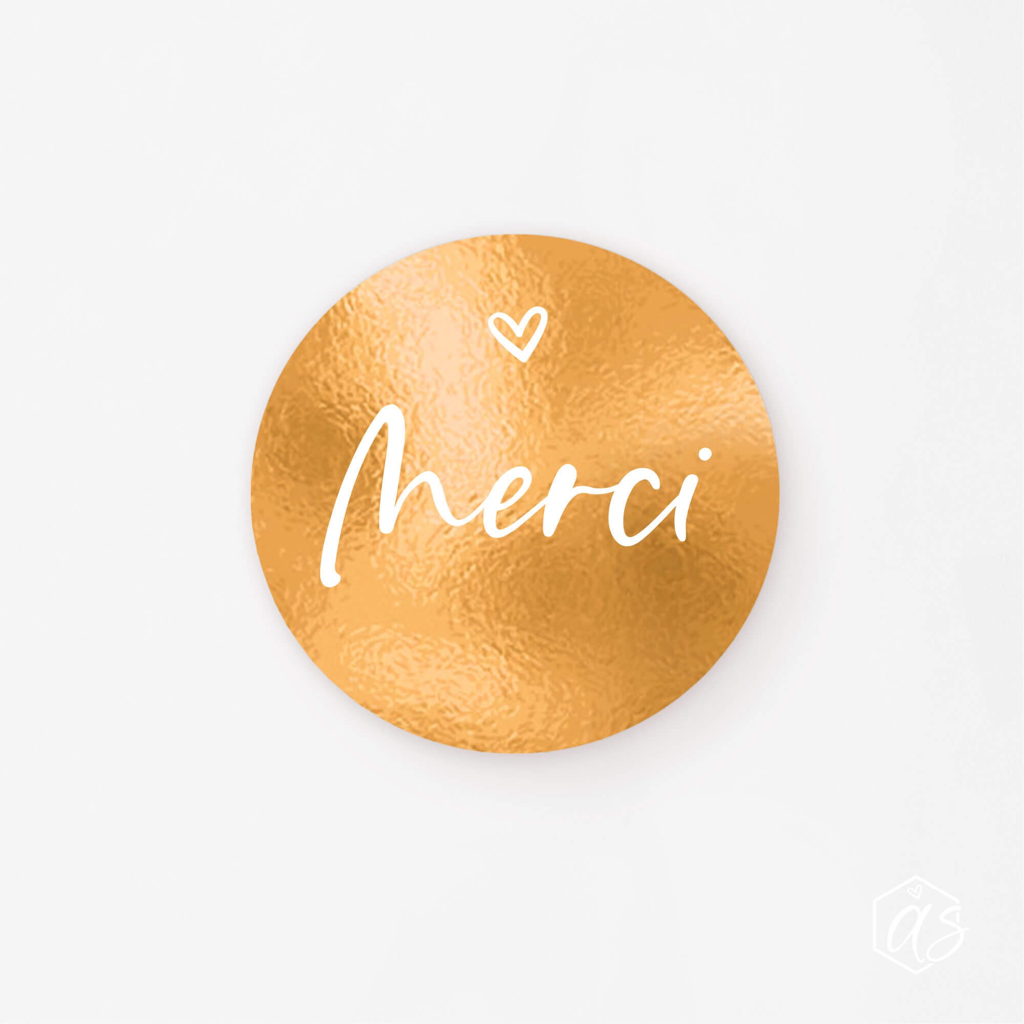 Merci Sticker colour | Etsy