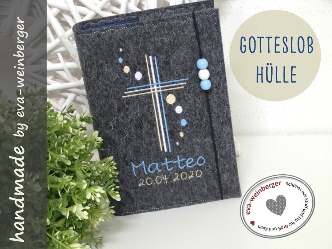 God's Praise Cover With Name Hymn Book Cover Cross Wooden Balls - Etsy