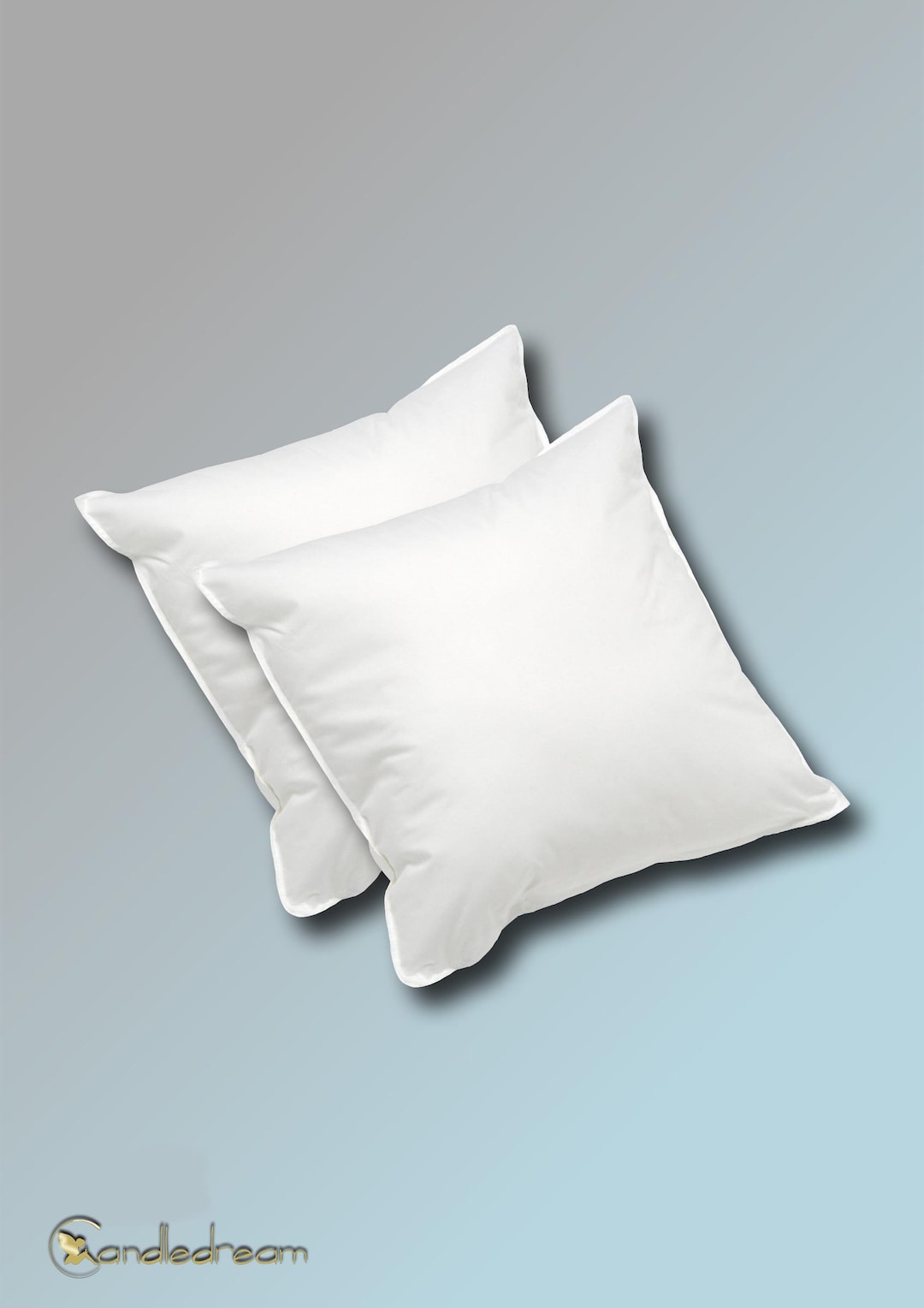 Set of 2 40 X 40 Cm Filling Cushions With 300 G Feather Filling Inner ...