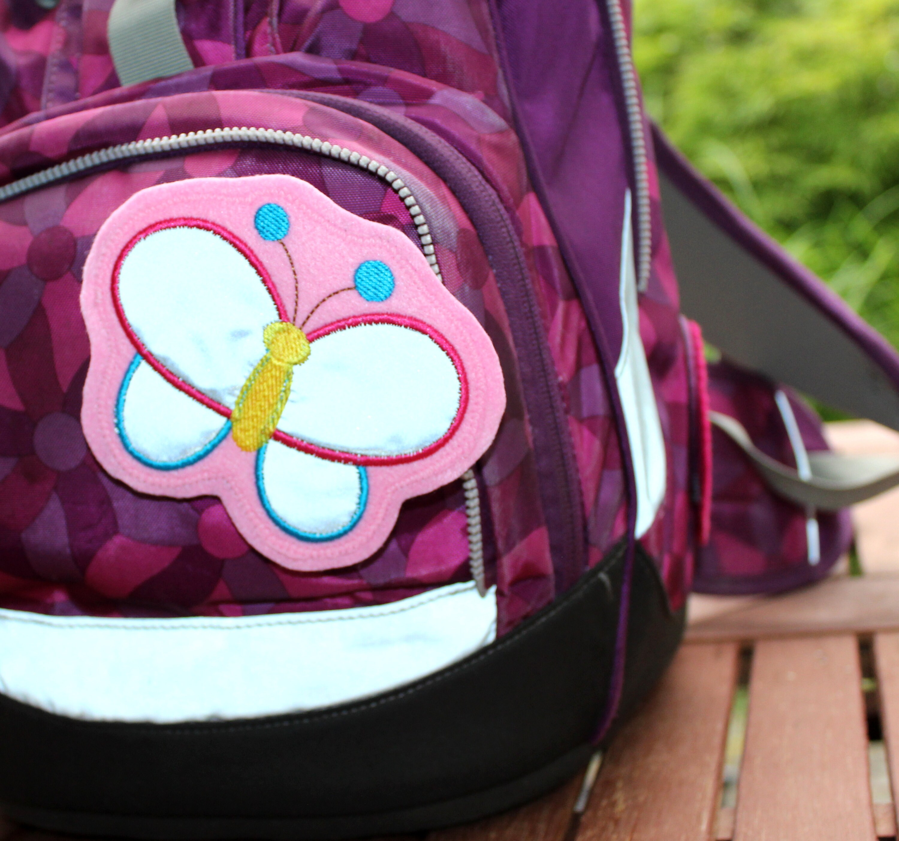 Reflektierender Klett Patch Kirschen Schulranzen Reflektor | Etsy