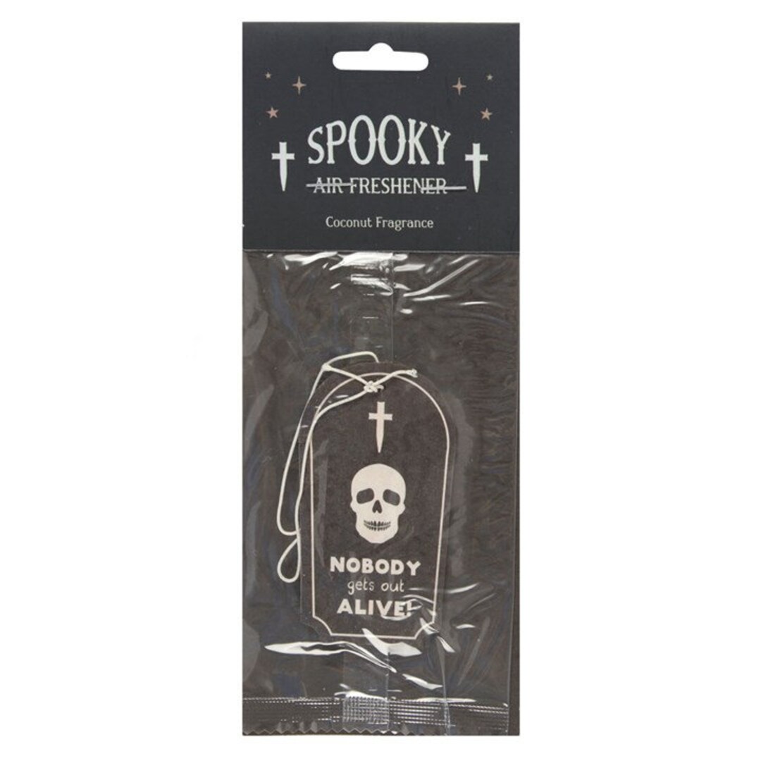 Spooky Tomb Stone Air Freshener, Peach Scented, Altar Hanging Item ...