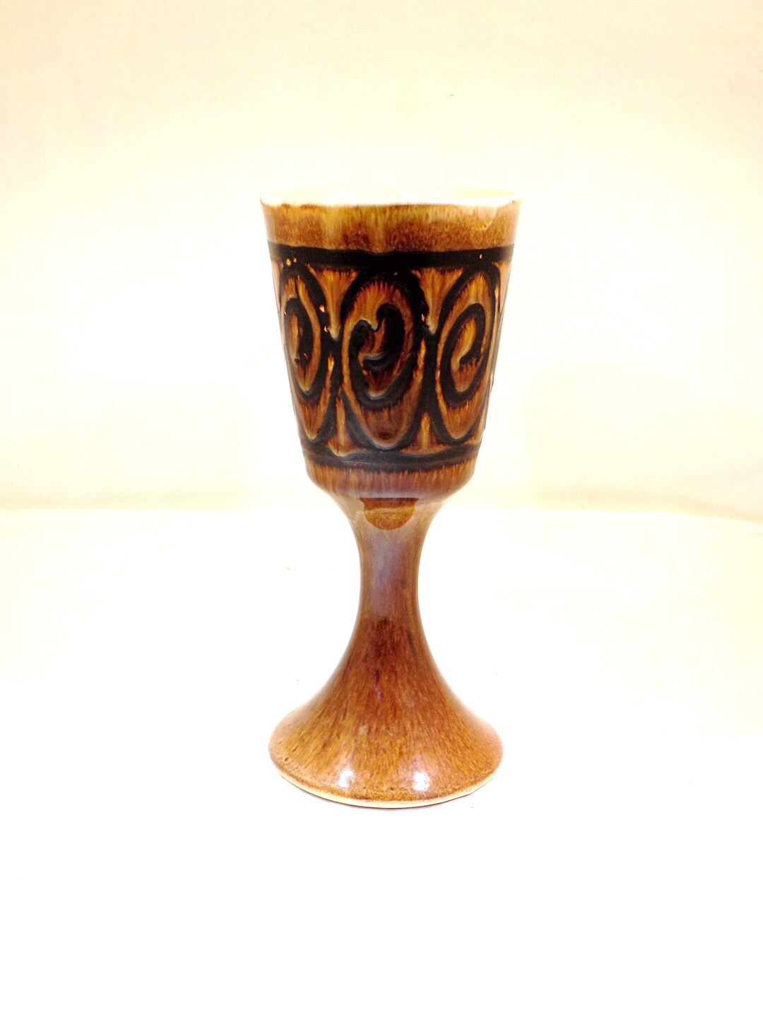 Ceremonial Large Vintage Goblet, Ceramic Goblet, Blessing Cup, Chalice ...