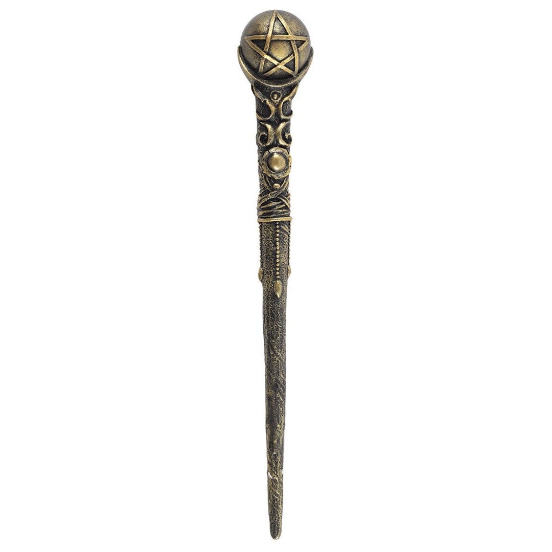 Pentagram Wand , Athame, Altar Wand, Athame, Magic Wand, Ritual Wand ...