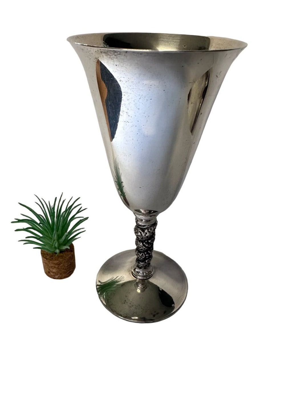 Silver Goblet, Alter, Chalice, Blessing Cup, Rituals Blessing Cup ...