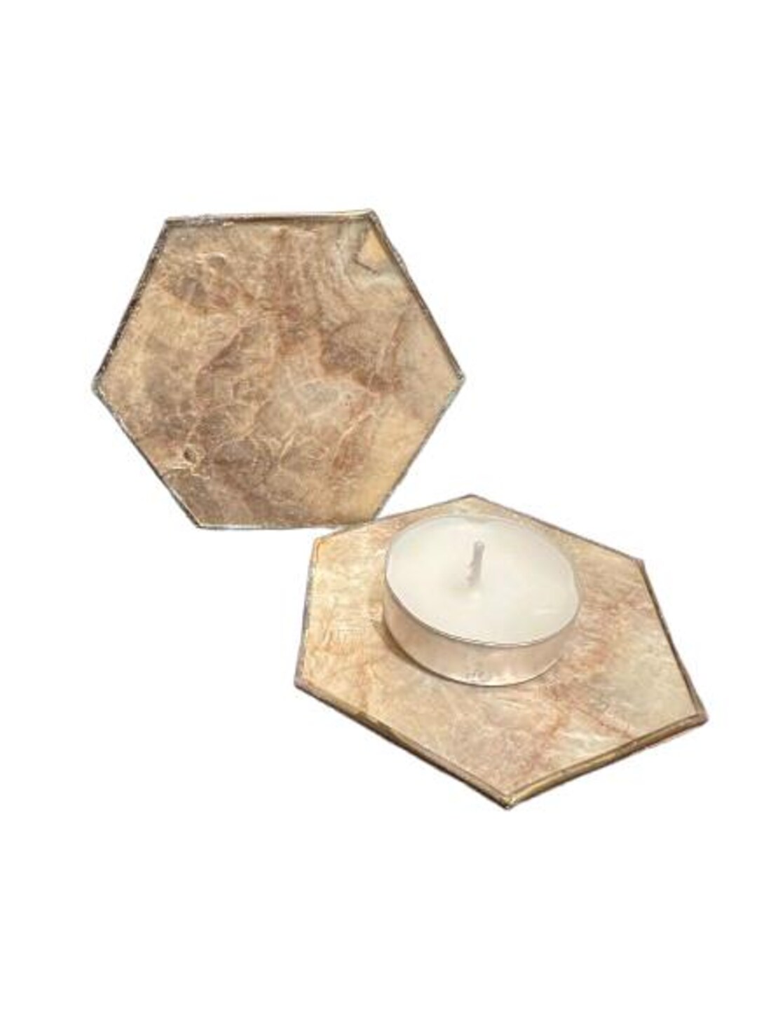 Hexagon Handmade Capiz Shell Coasters, Altar Stands, Sea Witch, Travel ...