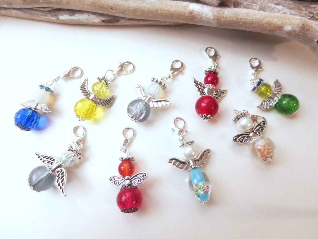 9 Different Angels, Guardian Angels, Colorful Silver, Gift, Pearl Angel ...