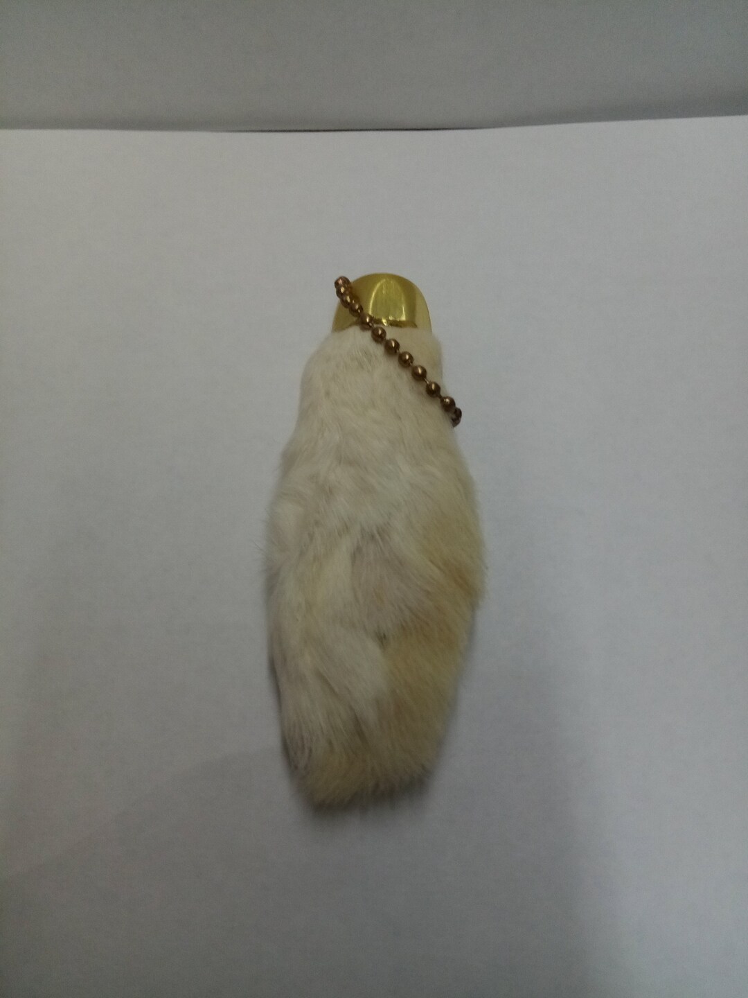 White Rabbit Foot Keychain - Etsy