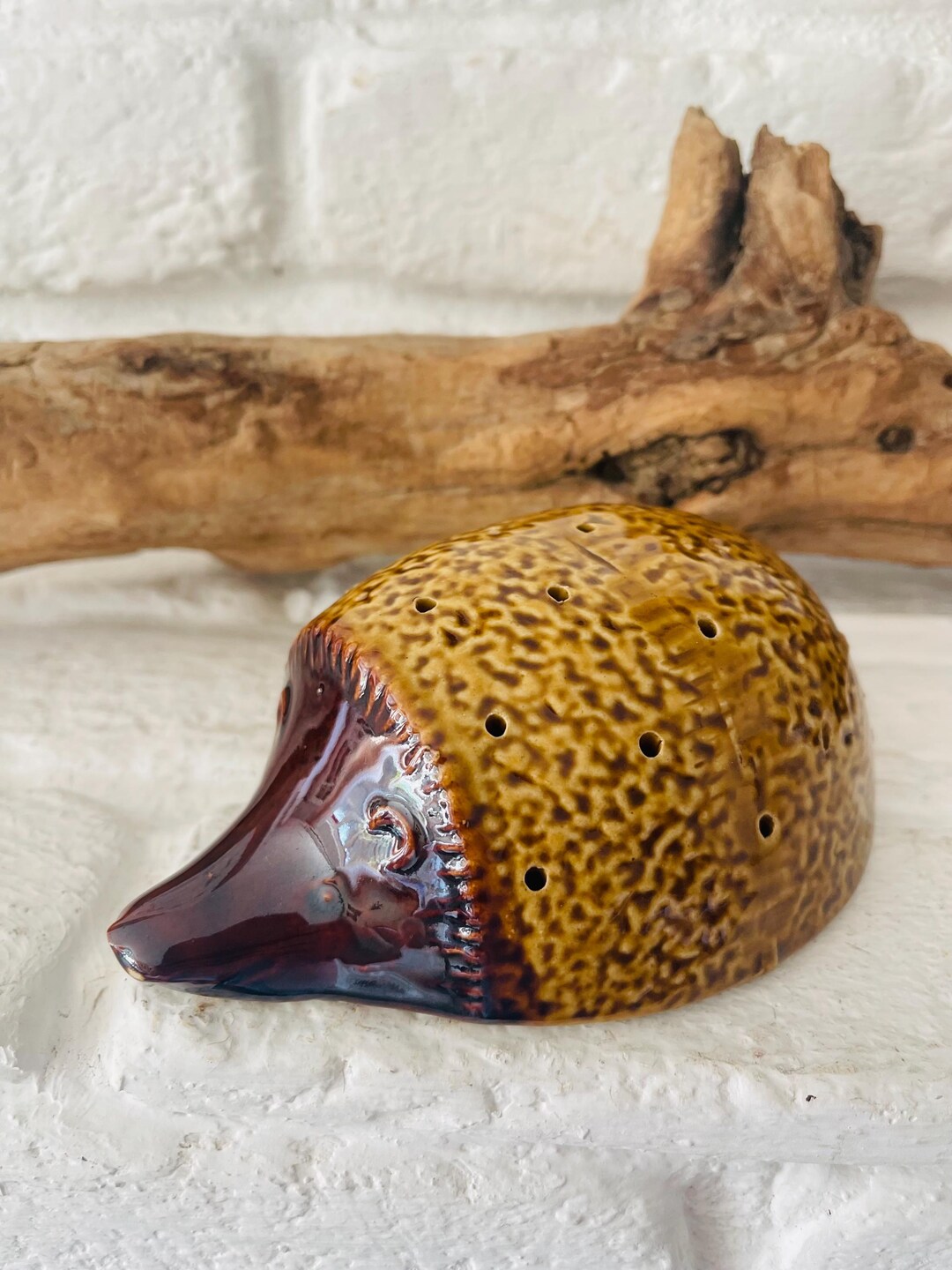 France* Cheese Hedgehog Ceramic Party Hedgehog Party Skewers 70s Scandi ...