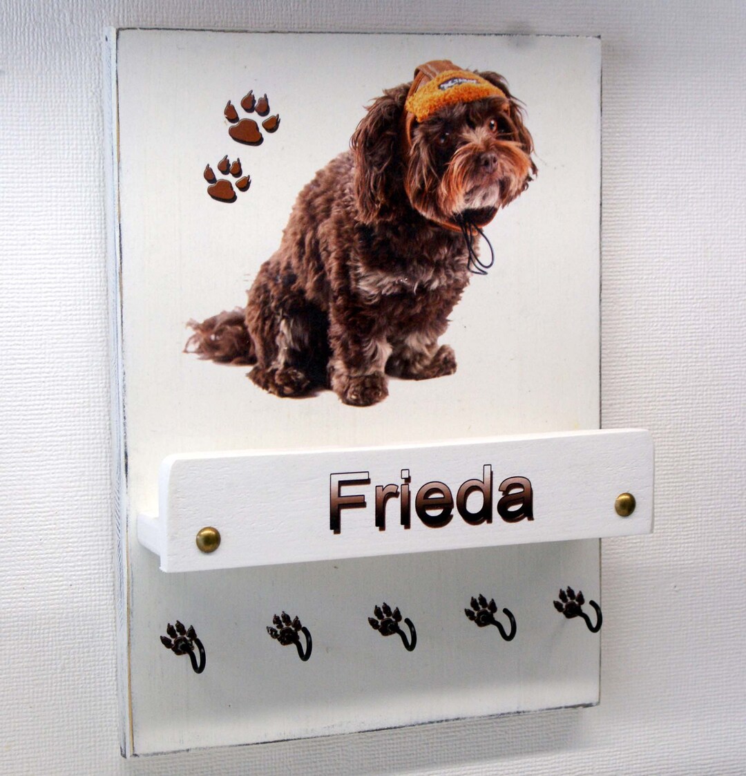 DOG WARDROBE XL With Personal Photo and Name, Leash Parking Lot, Dog ...