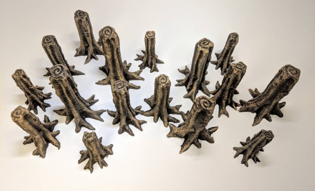 Tall Tree Trunks 10 Pieces - Etsy