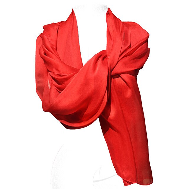 Red Devil- Silk Scarf - Etsy