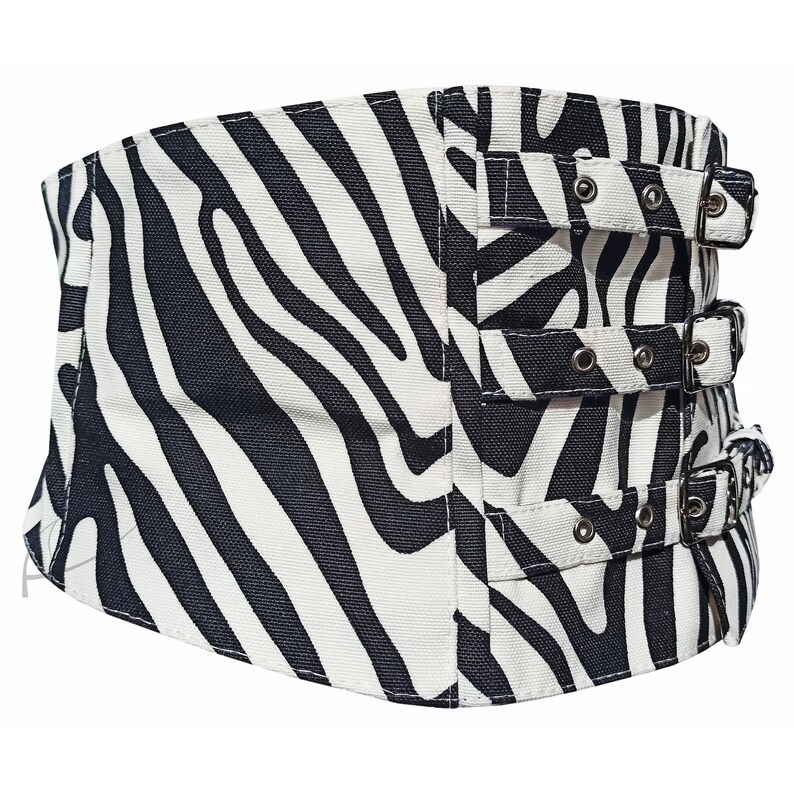 Textile Corset Belt – Zebra - Etsy