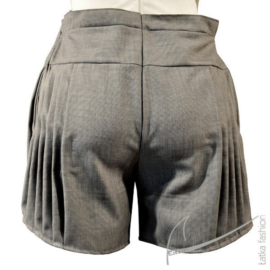 Grey Texture Shorts - Etsy