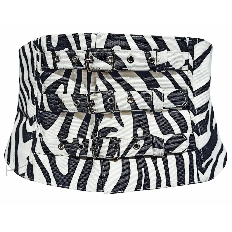 Textile Corset Belt – Zebra - Etsy
