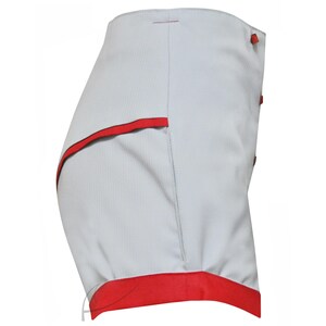 Envelope Shorts With Red Buttons - Etsy