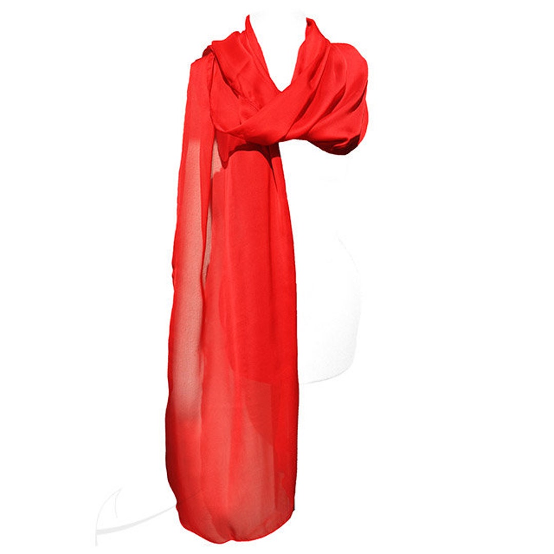 Red Devil- Silk Scarf - Etsy