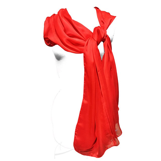 Red Devil- Silk Scarf - Etsy