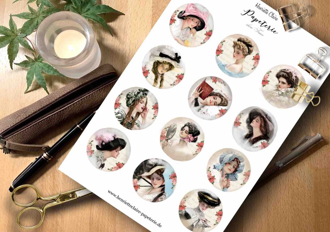 Beautiful Women Stickers Pictures Stickers Beautiful Women Around 1900 ...