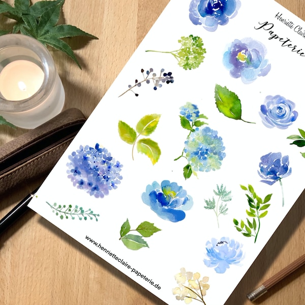 Stickers Watercolor - Etsy