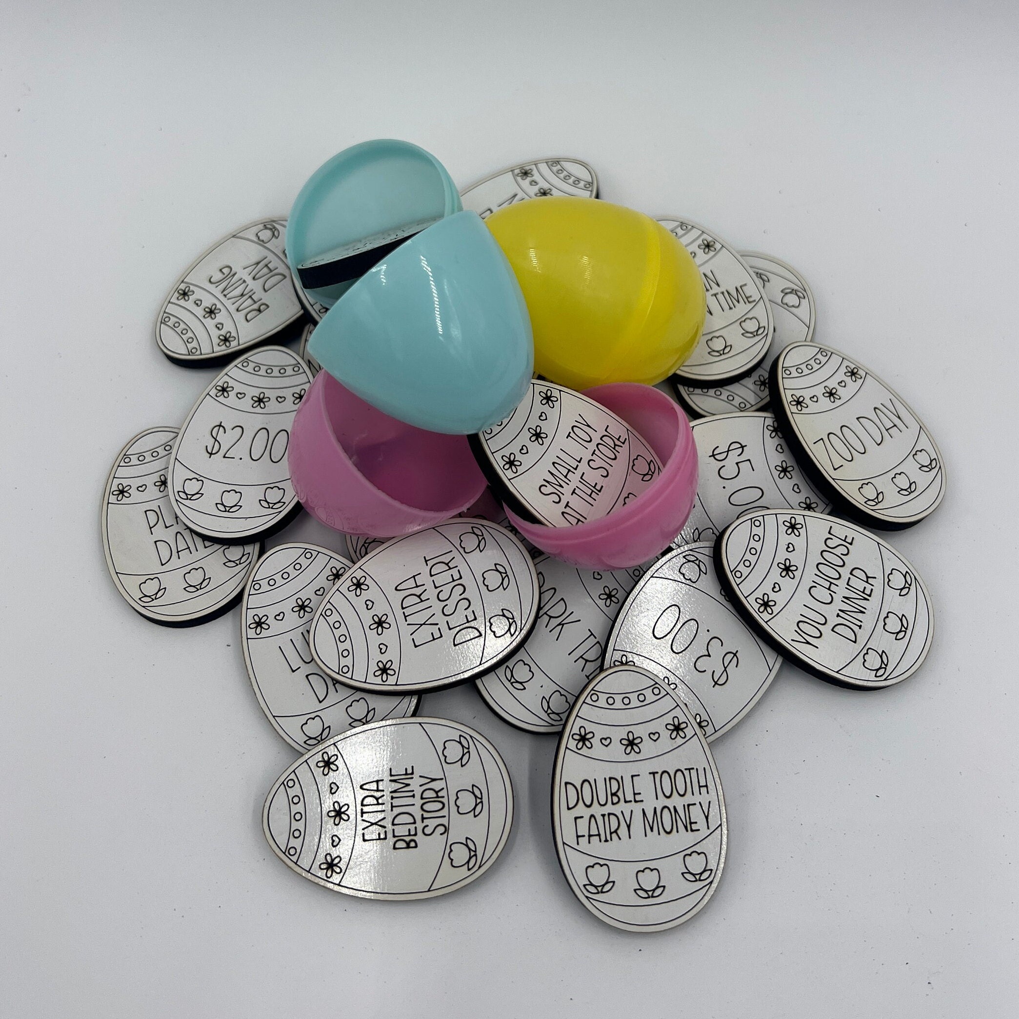 Easter Egg Tokens Egg Fillers Easter Egg Hunt Stuffers - Etsy