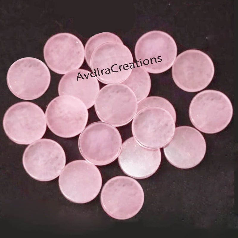 Rose Quartz Disc - Etsy