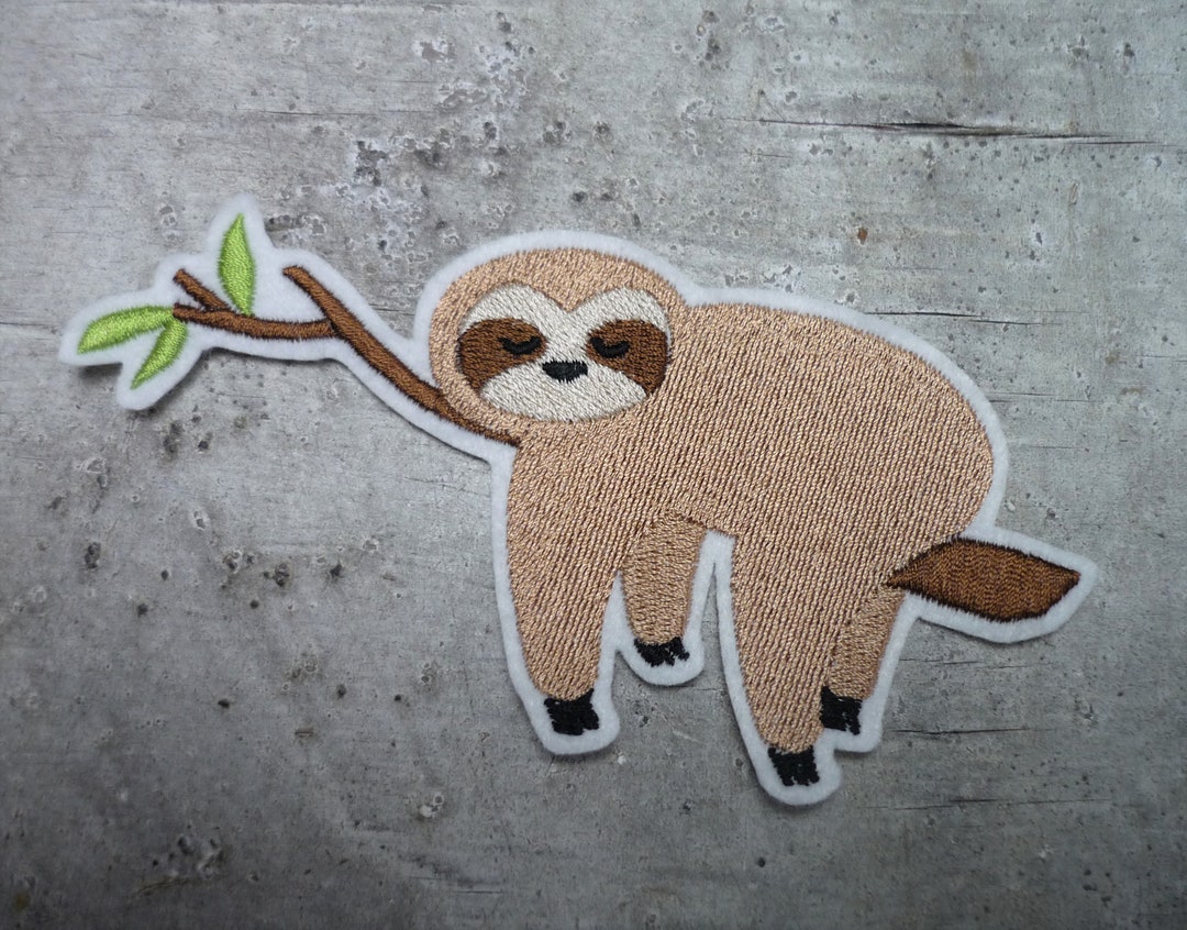 Sloth Patch/applique 3 Sizes - Etsy