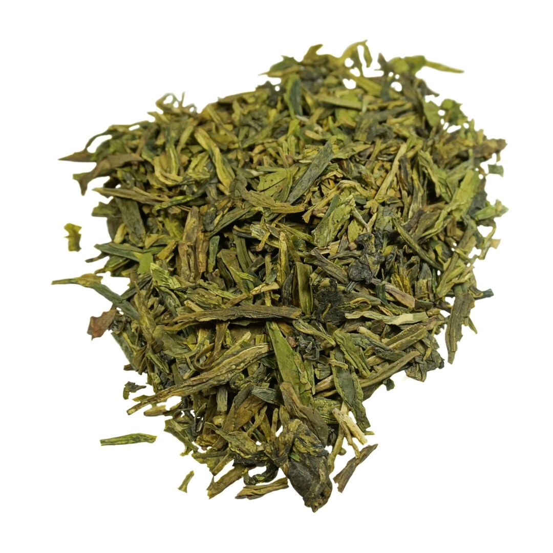 1558eur/1kg Lung Ching Organic Green Tea China 100g - Etsy