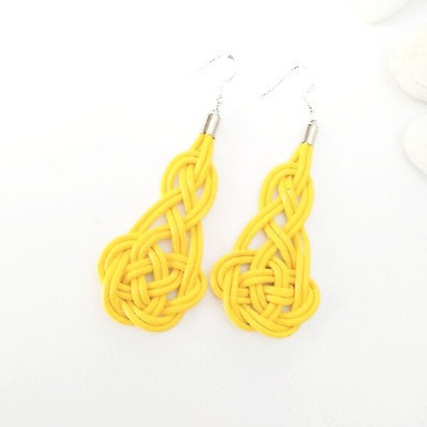 Knot Earrings - Etsy